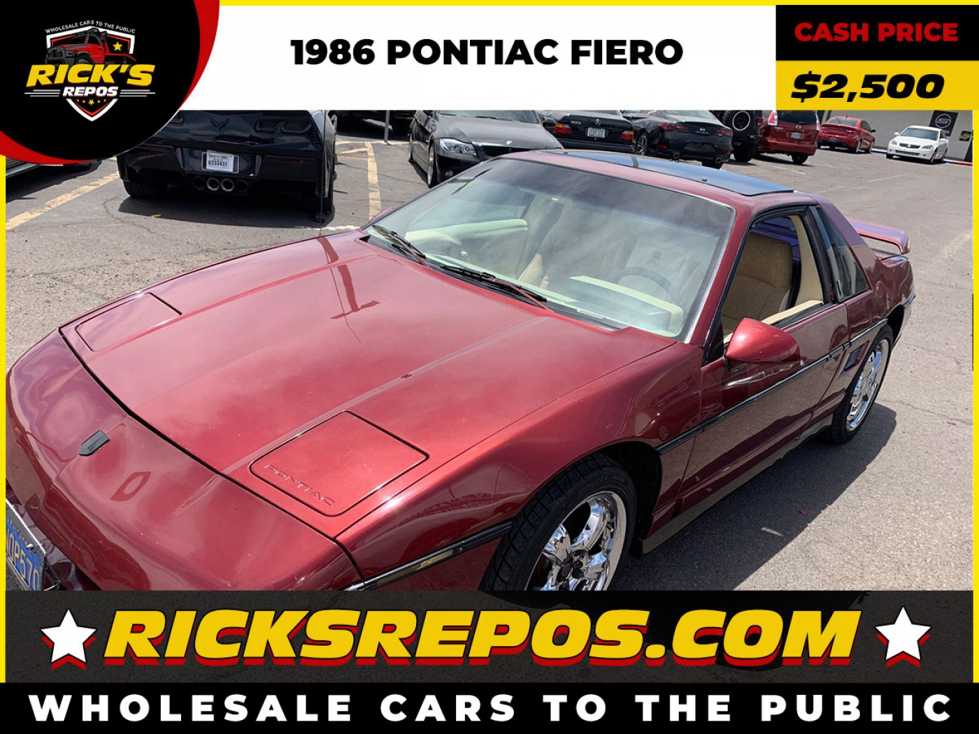 1986 Pontiac Fiero – Ricks Repos