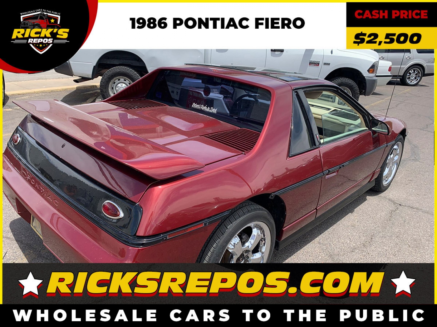 1986 Pontiac Fiero – Ricks Repos